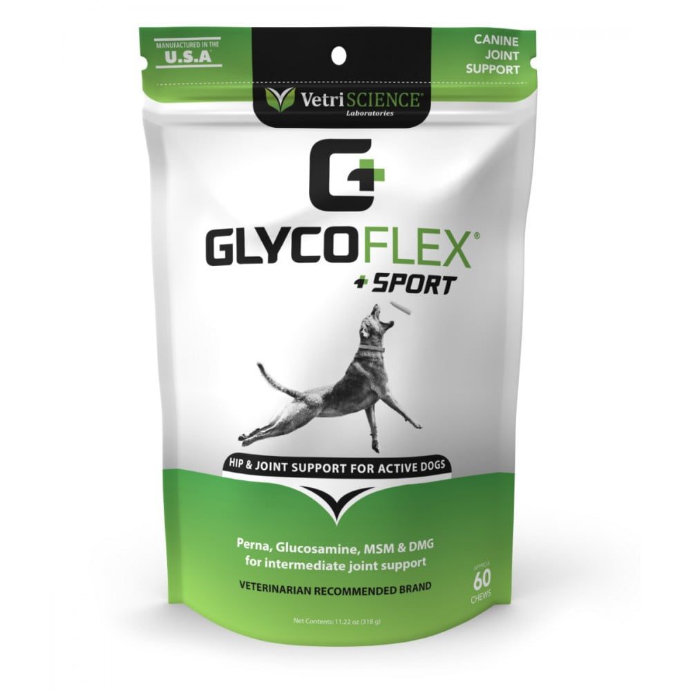 VETRI SCIENCE Glyco Flex II Bite-sized Chews, 60 Tablete Gumate - Jesy Pet